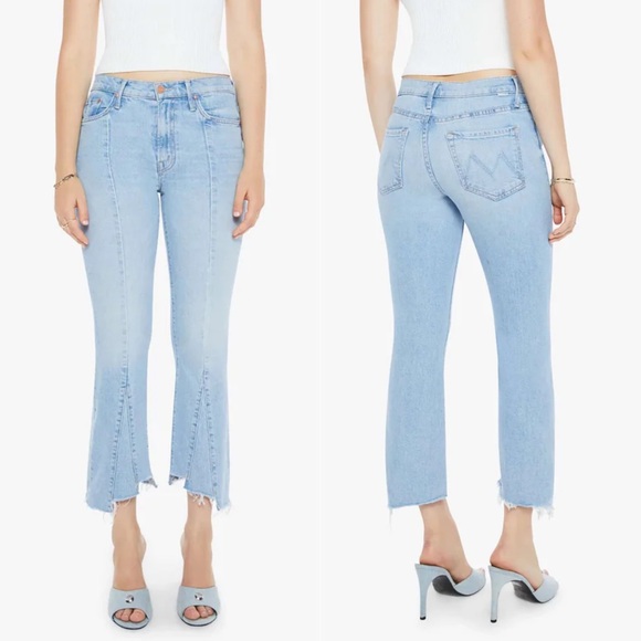 MOTHER | Jeans | Mother Insider Crop Pointy Fray Jeans | Poshmark